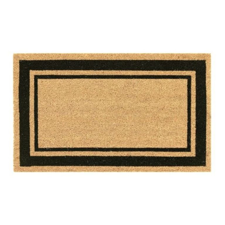 Double Border Coir Door Mat – Inside Out St. Lucia
